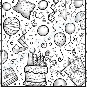 100 Coloring Page Pack Multi-theme, Family-friendly, Digital Download ...