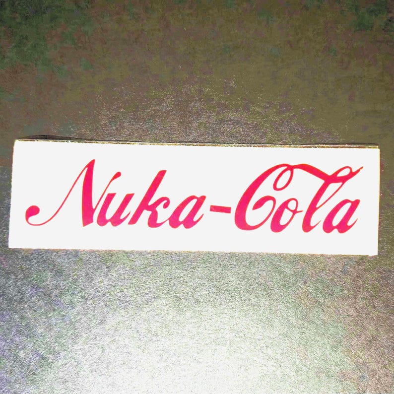 Nuka-cola Decal for Cars and Consoles, Inspired by Fallout - Waterproof ...