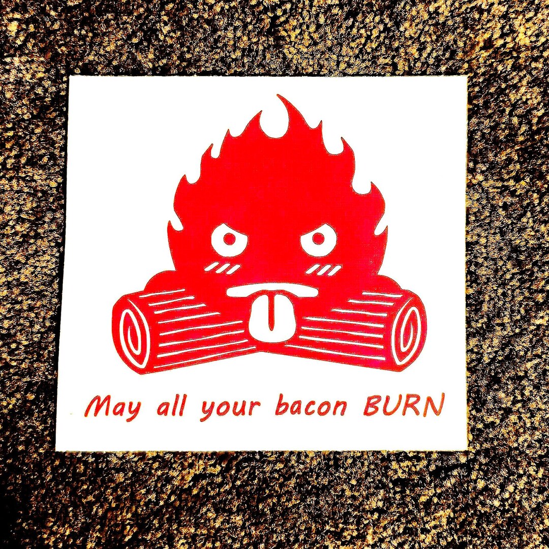 Calcifer Decal for Cars and Consoles, Inspired by Studio Ghibli ...