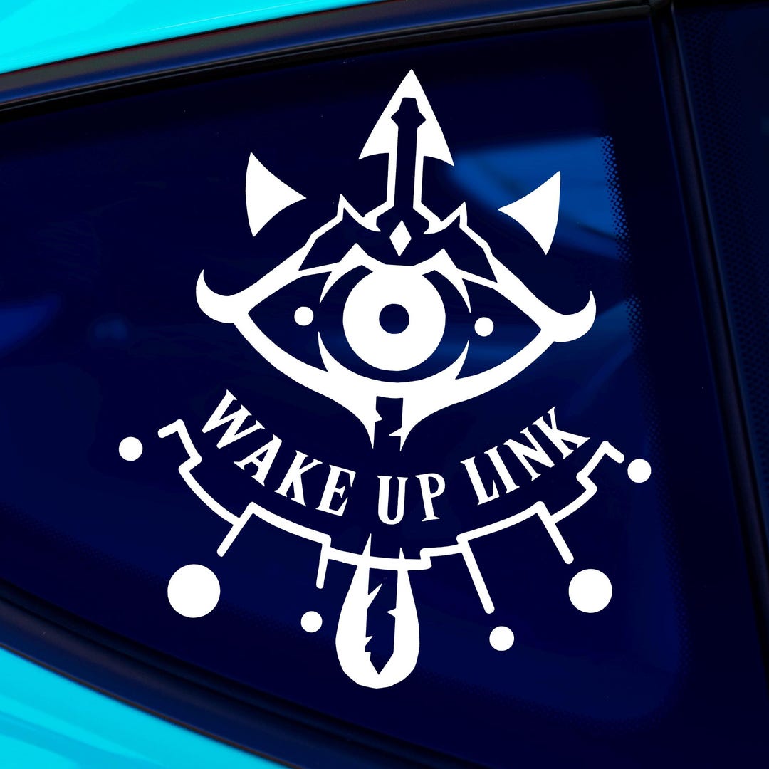 Legend of Zelda - Wake up Link 6" Decal - Weatherproof and UV Resistant ...