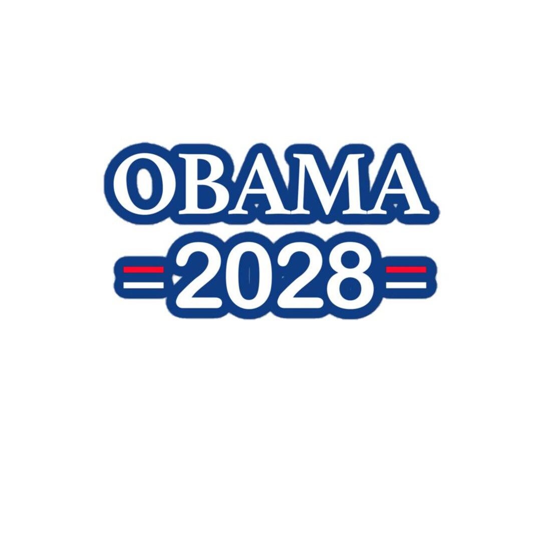Obama 2028 Sticker – Political Vinyl Decal – Democrat Election Sticker ...