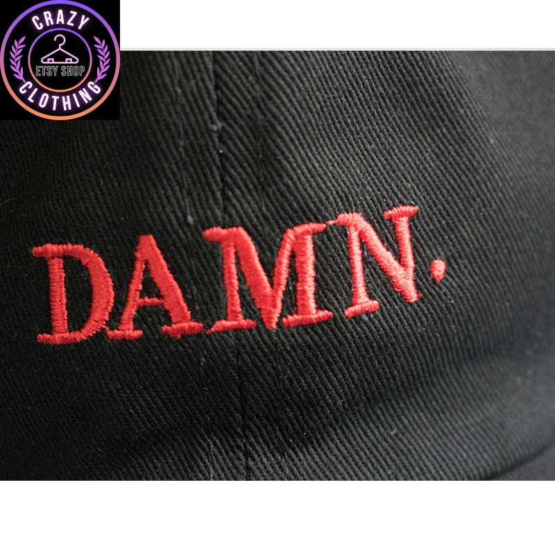 Kendrick Lamar DAMN Hat, Hip Hop Music Fan Hat, High Street Embroidered ...