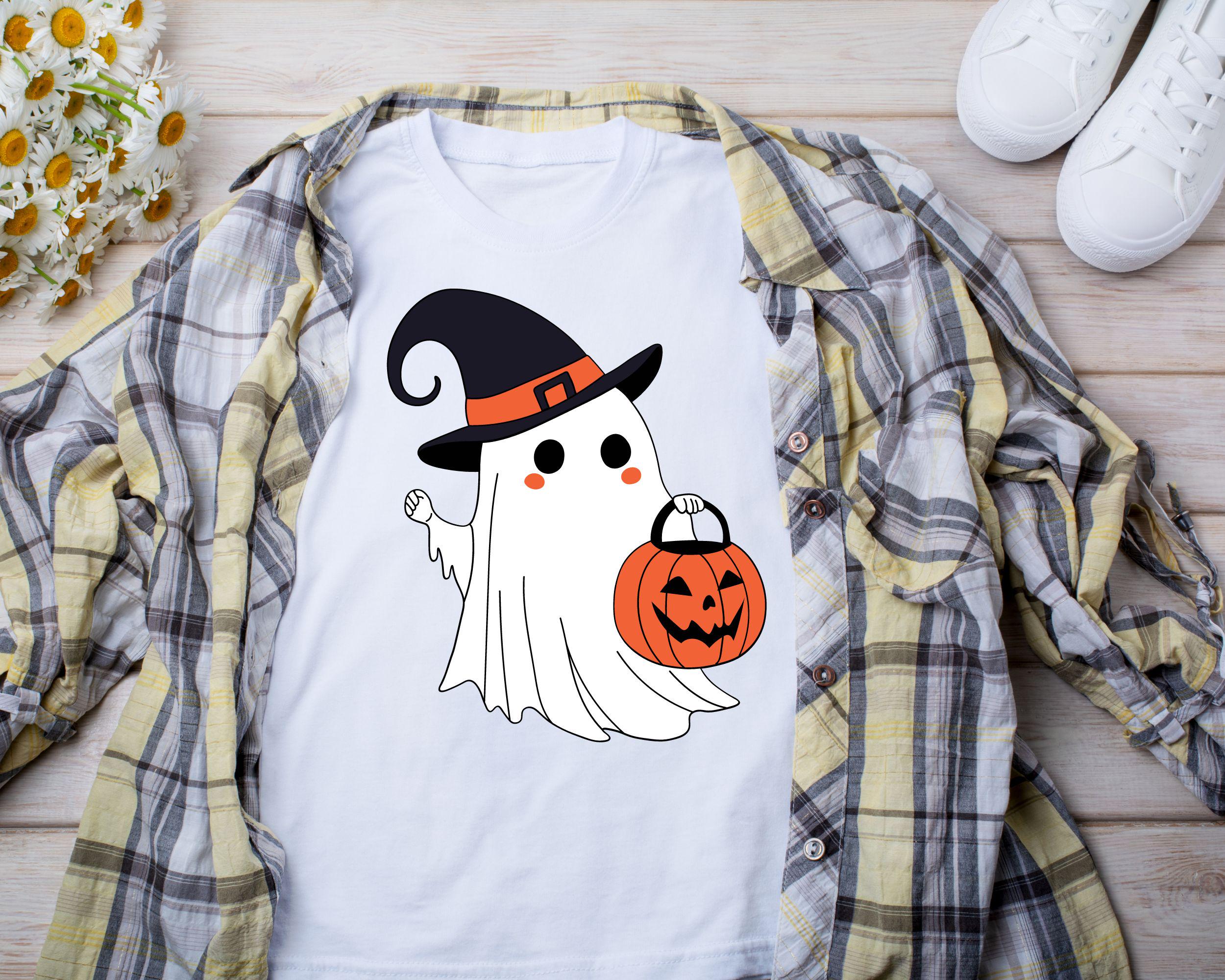 Halloween Ghosts SVG Bundle , Cute Ghost Svg, Ghost Retro Halloween Svg ...