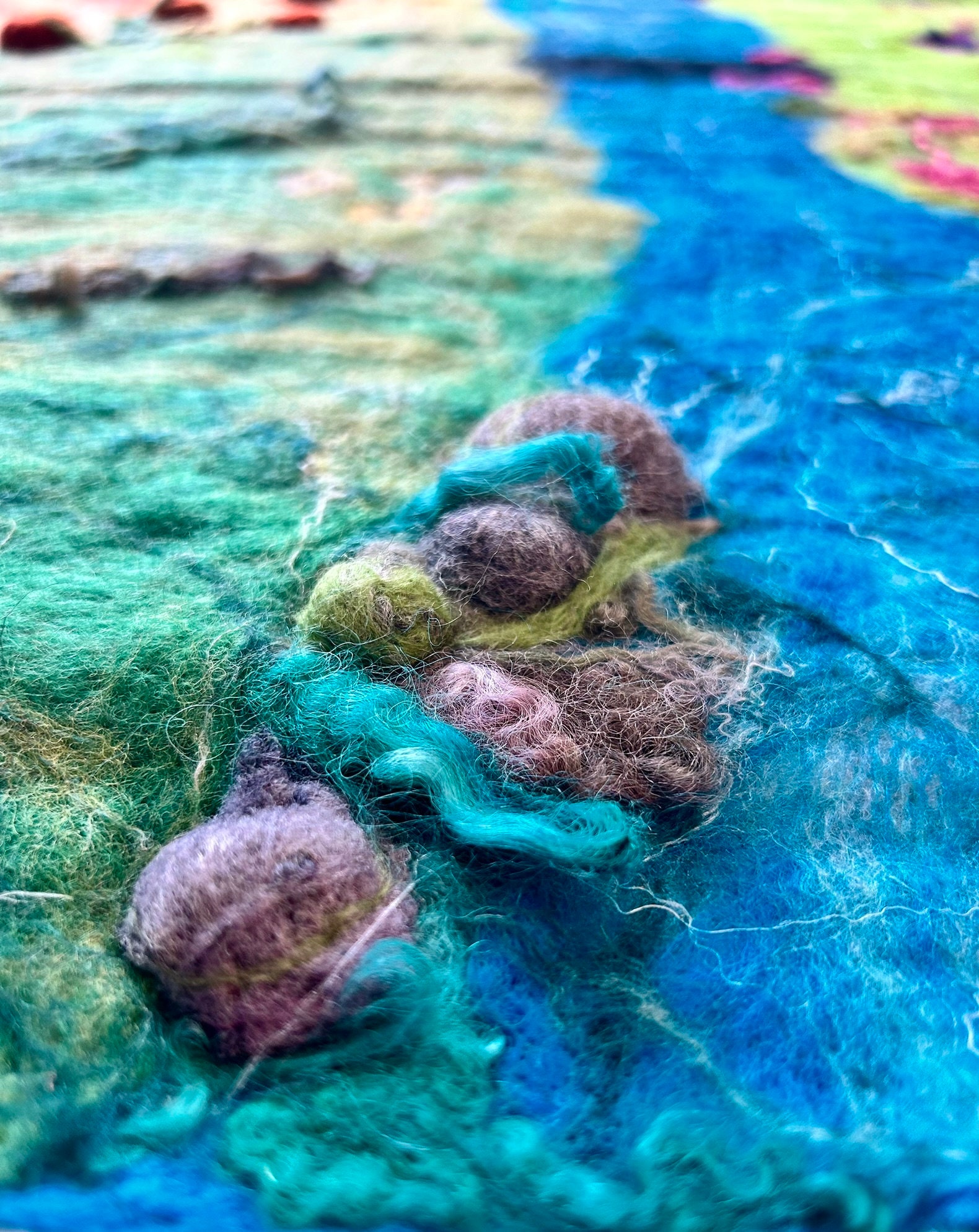 Custom Wool Felt Wonderland: Personalized Play Mat for Endless ...