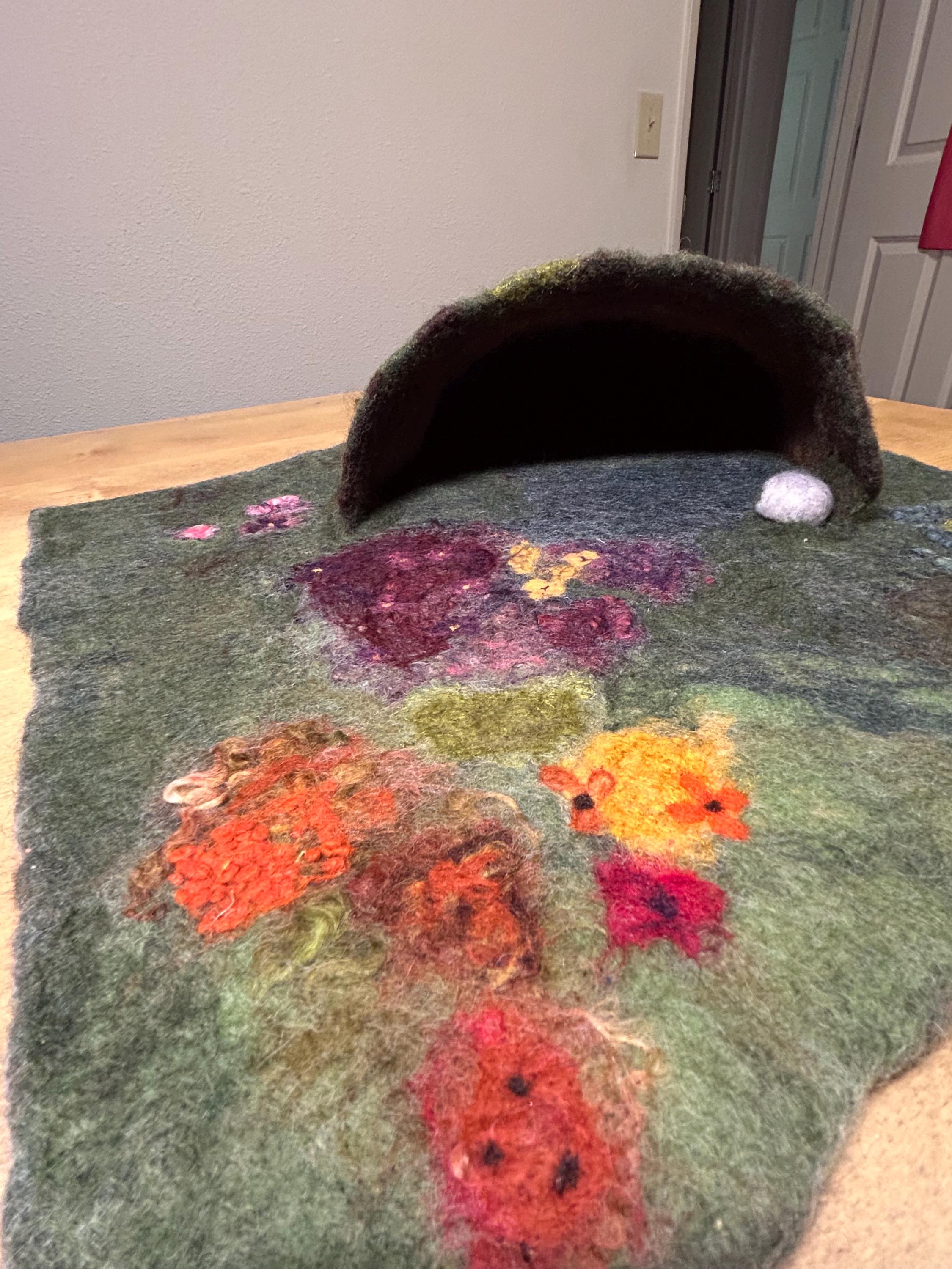 Custom Wool Felt Wonderland: Personalized Play Mat for Endless ...