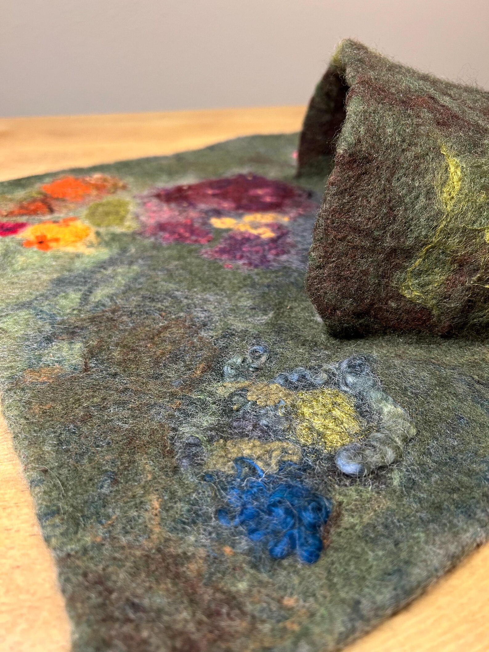 Custom Wool Felt Wonderland: Personalized Play Mat for Endless ...