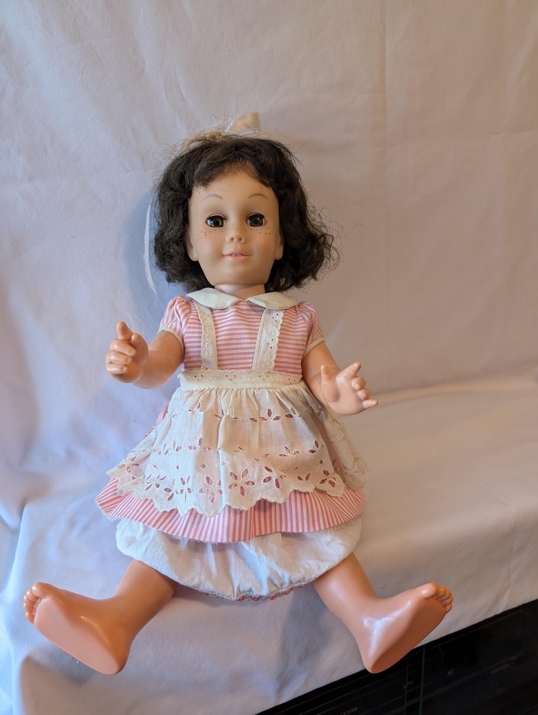 Mattel Chatty Cathy Doll Brown Hair & Eyes Original Clothes Garbled ...