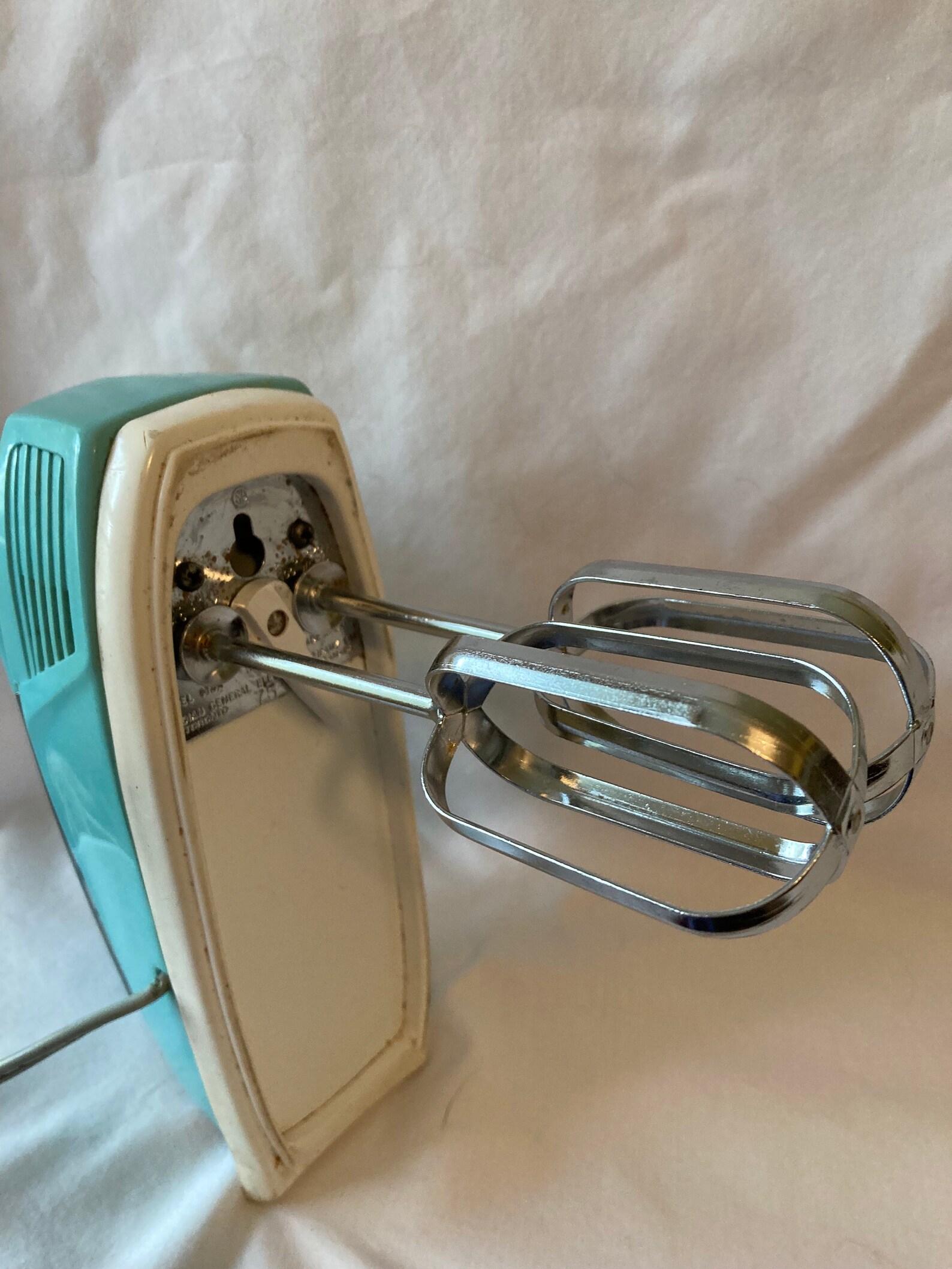 1960s General Electric Turquoise Hand Beater Mixer in Working - Etsy