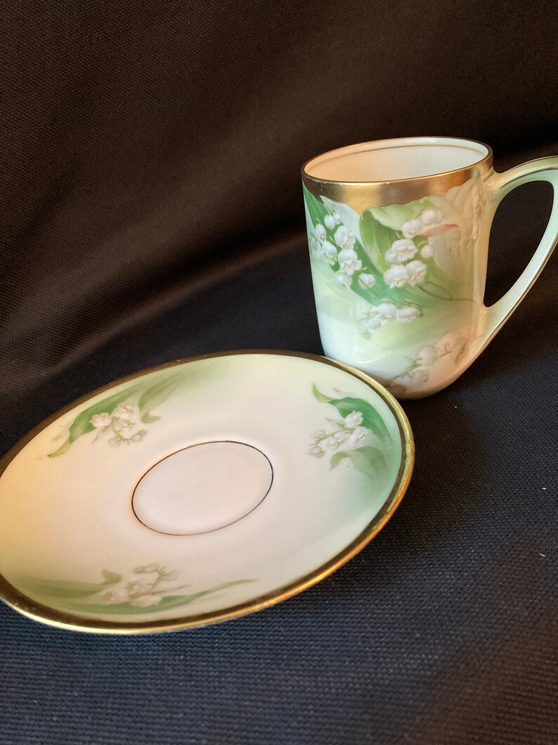 RS Germany Demitasse Cup and Saucer Blue Mark Reinhold Schlegelmilch ...
