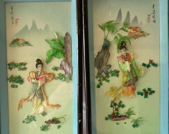 Chinese Shell Art - Etsy