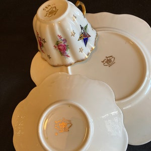 Royal Stuart Bone China Eastern Star Masonic 3 Piece Teacup - Etsy