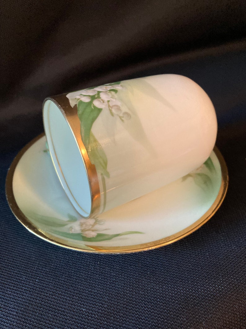 RS Germany Demitasse Cup and Saucer Blue Mark Reinhold Schlegelmilch ...