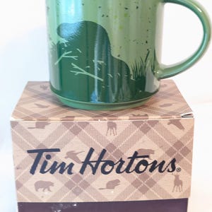 Tim Hortons Limited Edition Green Beaver Coffee Mug & Original Box - Etsy