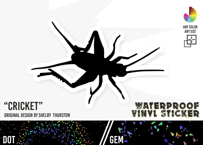 Cricket Sticker, Cricket Breeder, Cricket Keepers, Cricket Farmers ...