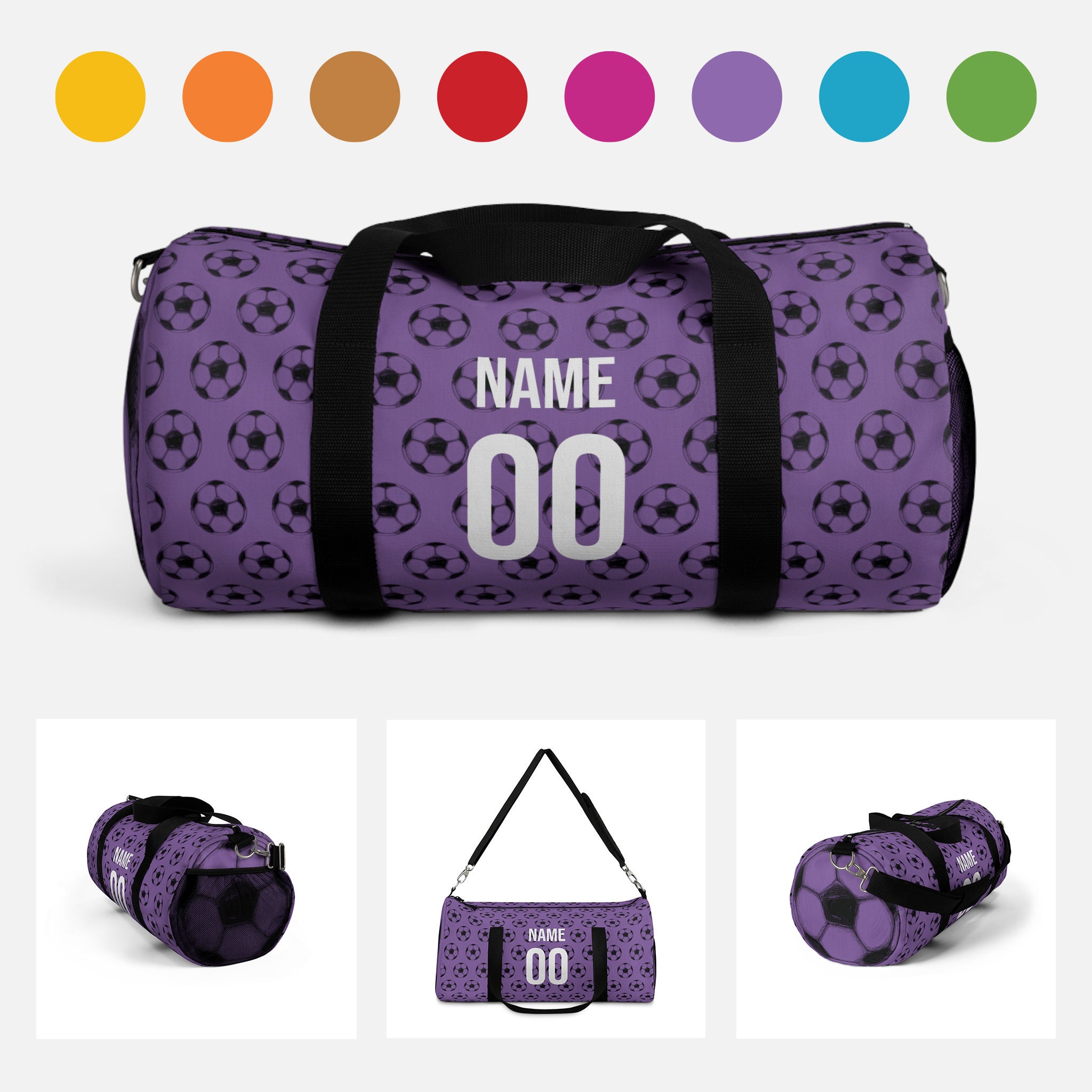 Custom Soccer Duffel Bag, Personalized Soccer Bag, for Men, Woman, Kids ...