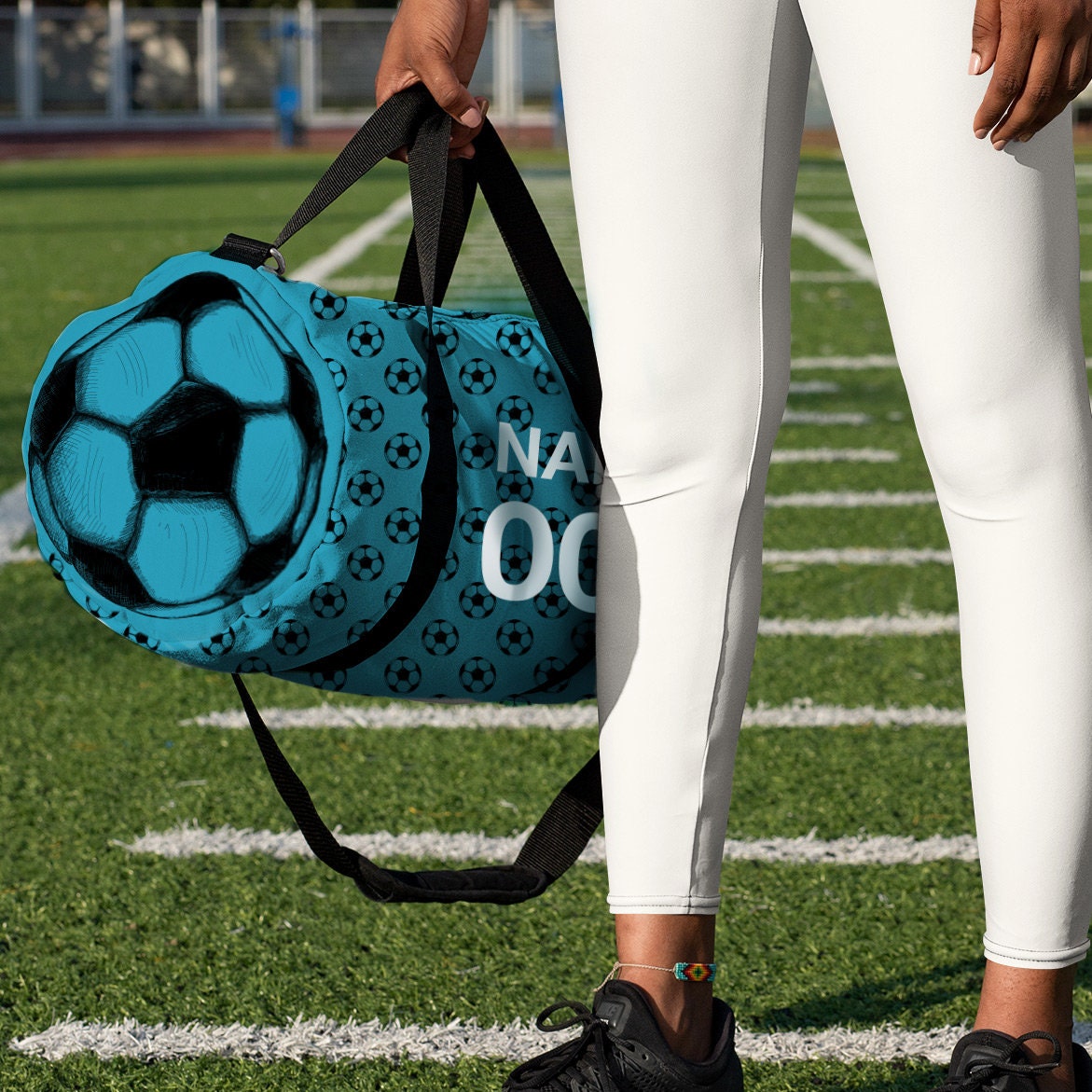 Custom Soccer Duffel Bag, Personalized Soccer Bag, for Men, Woman, Kids ...