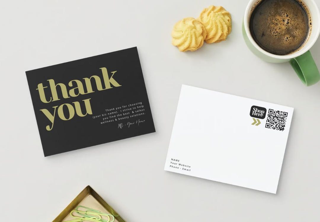 Thank You Postcard - DIGITAL FILE - Etsy