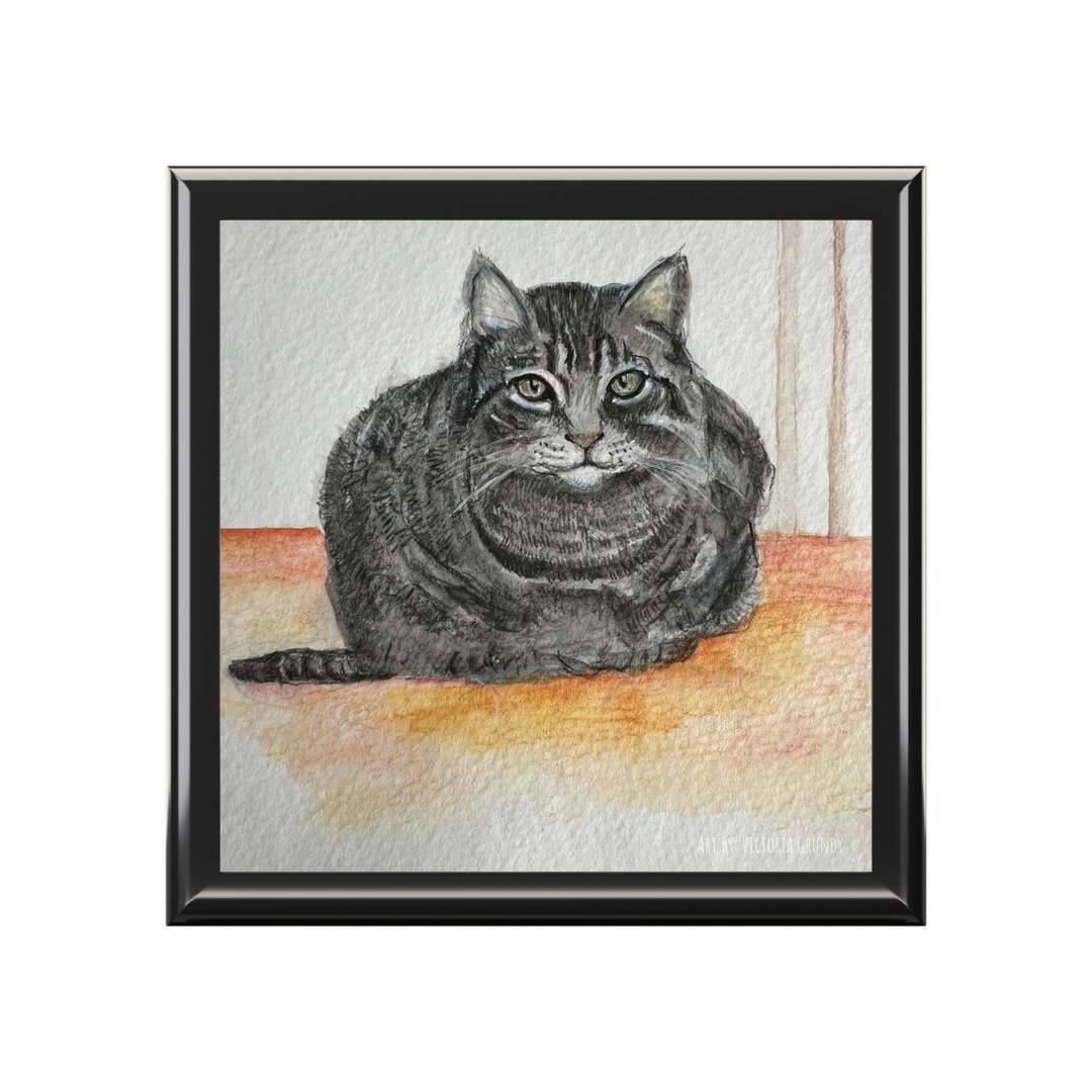 Jewelry Box, Tabby Cat, Collectible, Keepsake, Gift, Bridesmaids ...