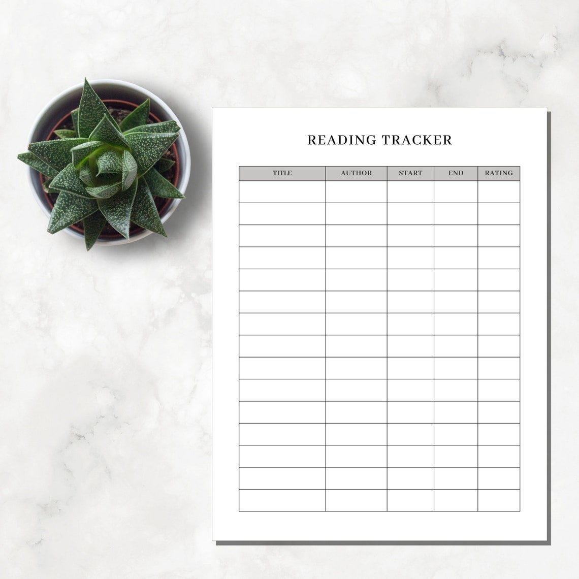 7 Printable Book Review Trackers Reading Log Digital Books to Read List ...