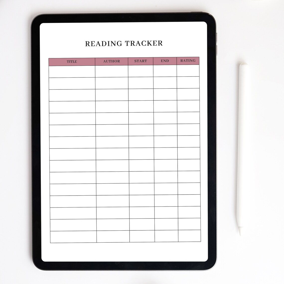 7 Printable Book Review Trackers Reading Log Digital Books to Read List ...