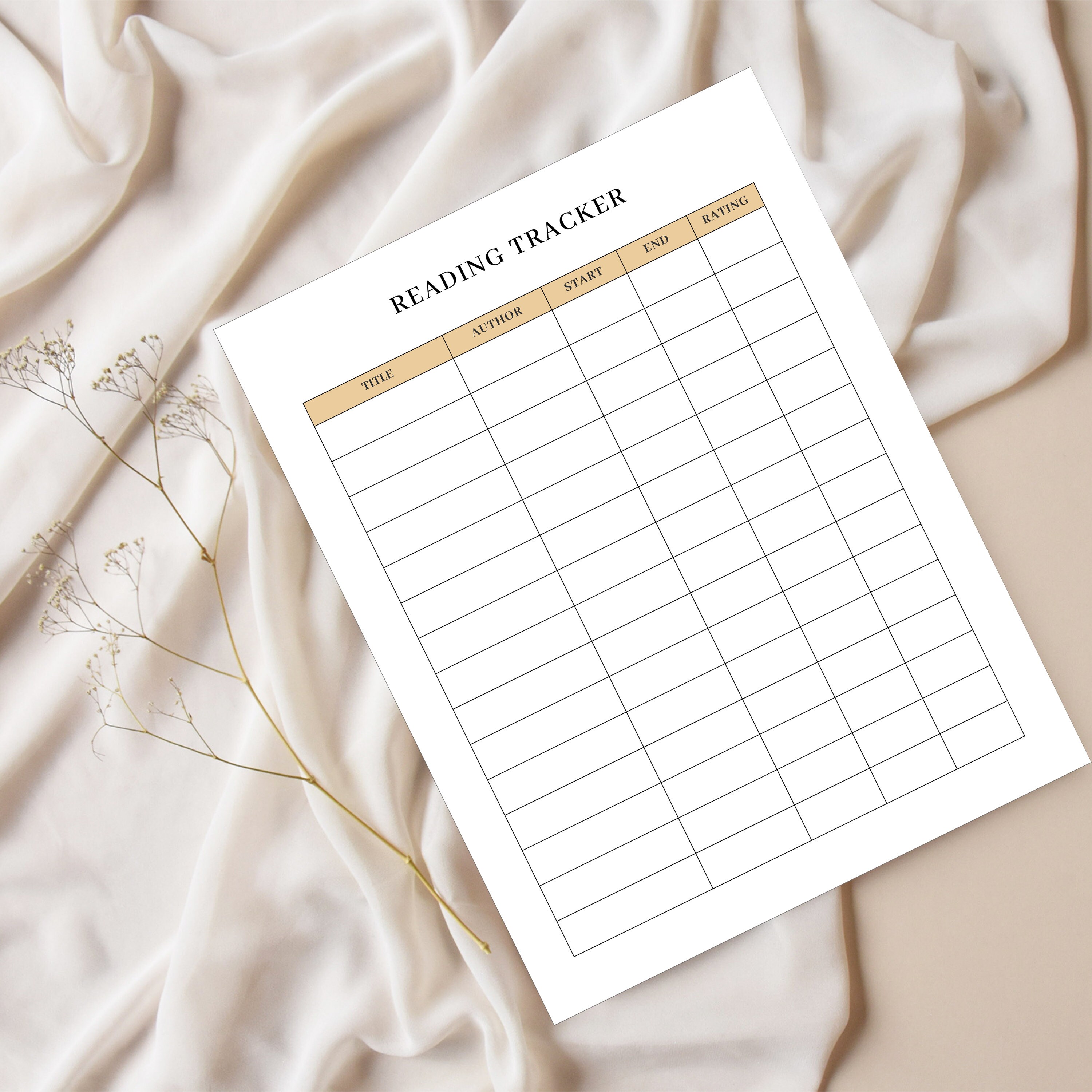 7 Printable Book Review Trackers Reading Log Digital Books to Read List ...