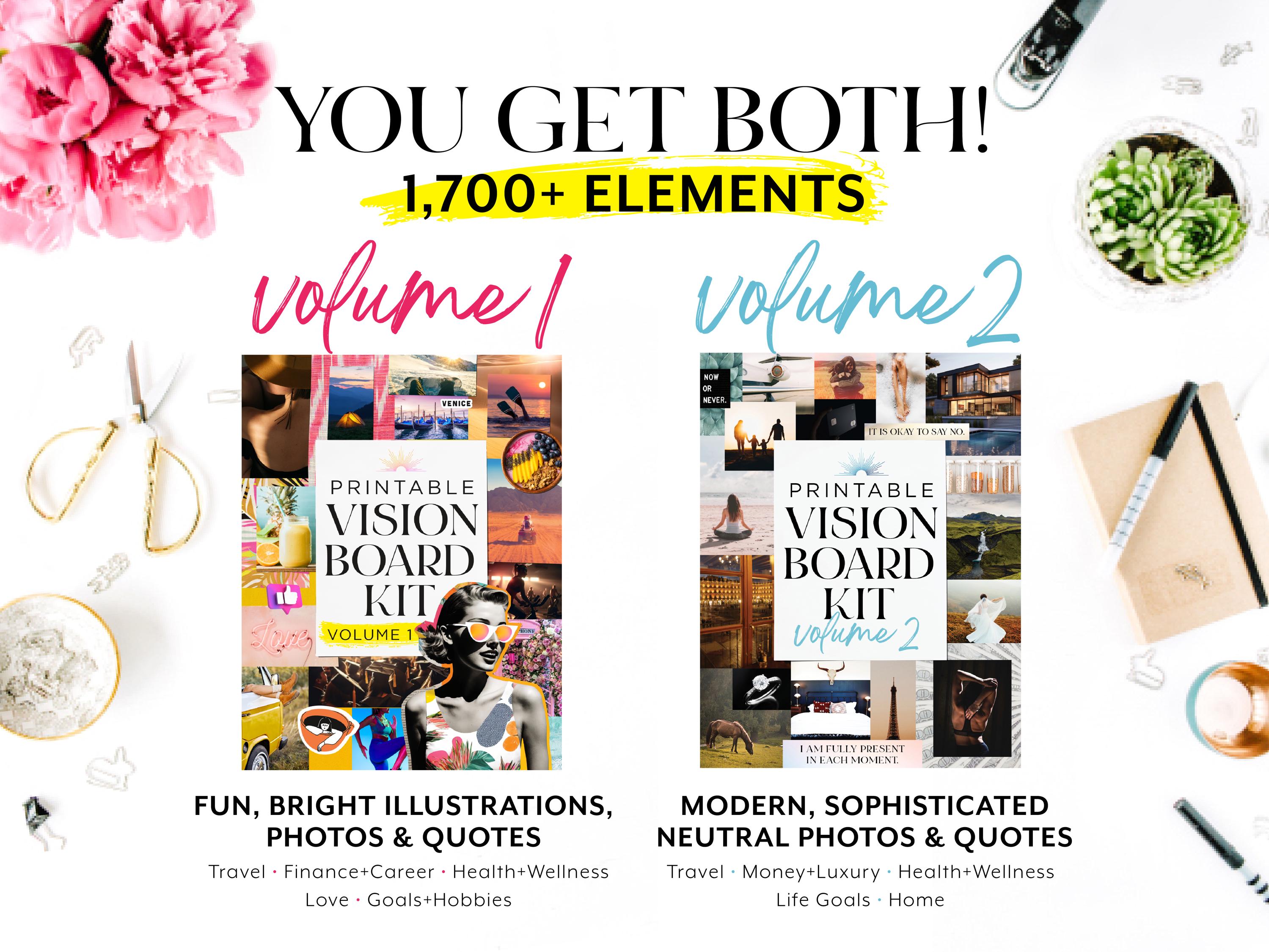 Printable 1700+ Image WHOLE SHOP Vision Board Bundle Instant Digital ...