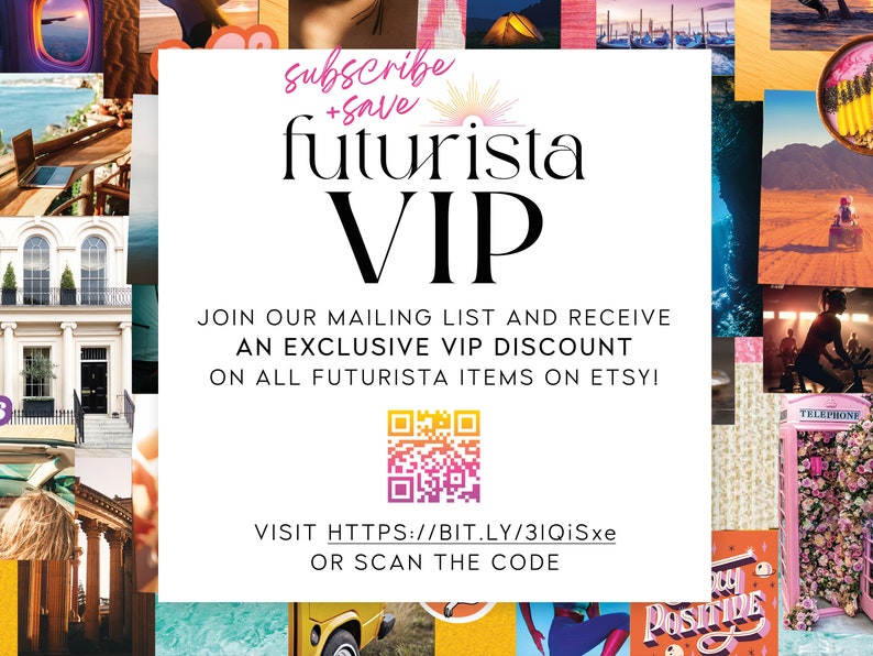 Printable Vision Board Images Bundle Instant Digital Download Manifest ...