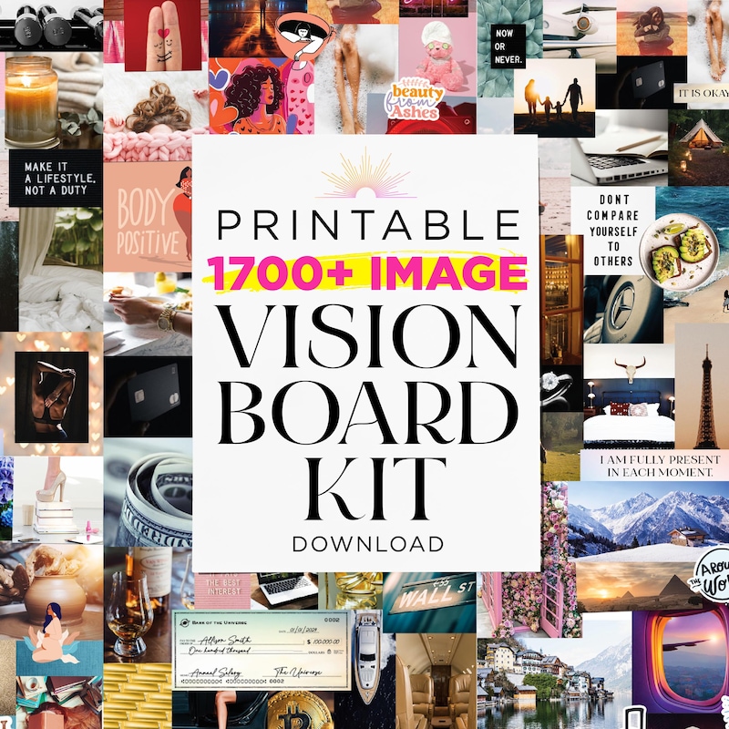Vision Board Poster Board - Etsy