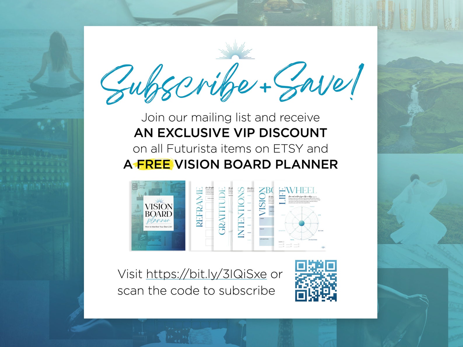 Home Life Printable Vision Board Images Digital Download Manifest Dream ...