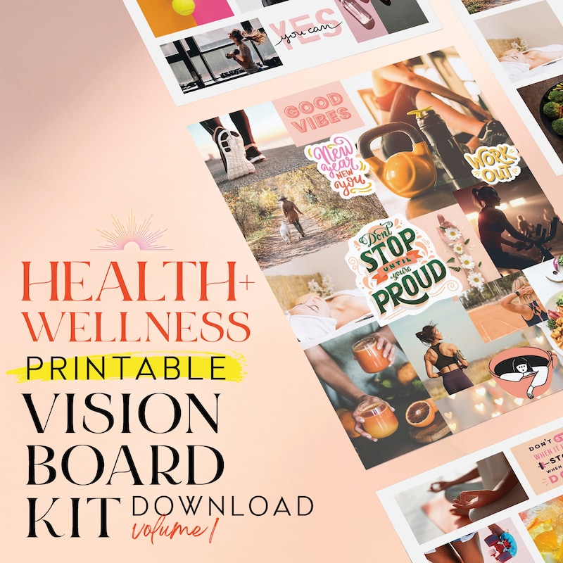 Spring Wellness Board - Etsy