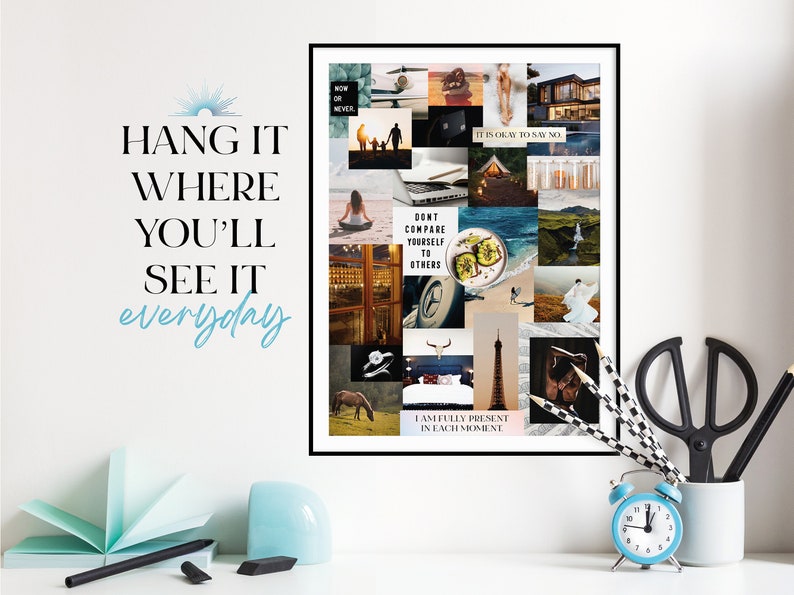 Printable Vision Board Images BUNDLE Digital Download Manifest ...