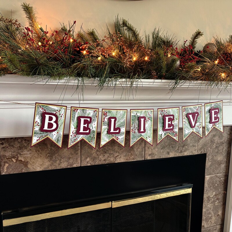 Fireplace Banner - Etsy