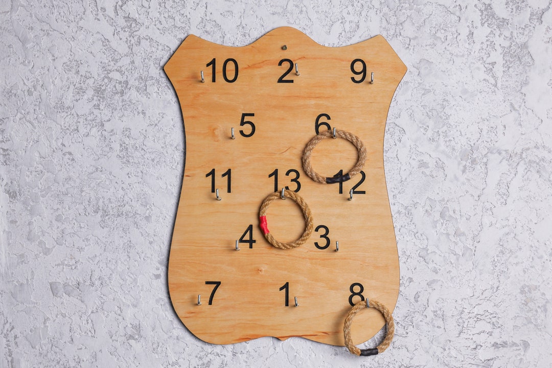 Wall Ringboard Game. Rope Games. Custom Hook and Ring Toss Game. Game ...