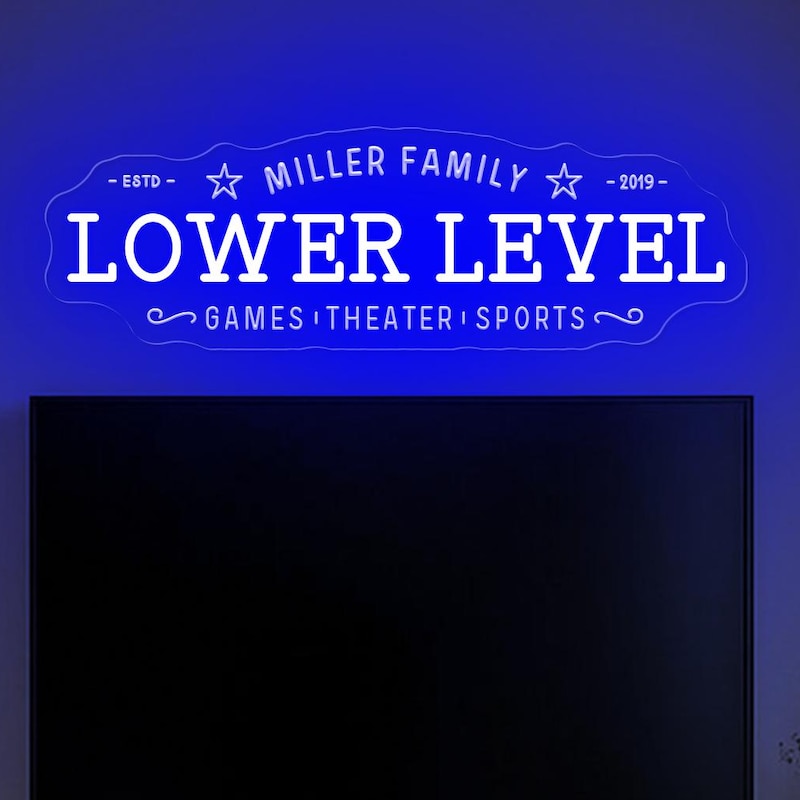 Lower Level Lounge Sign - Etsy