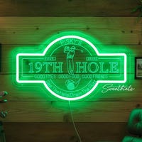 Golf Club Neon Sign, Personalized Golf Signs for Men, Golf Neon Sign ...