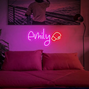 Custom Sport Name Neon Sign,basketball Name Sign,football Neon Sign ...