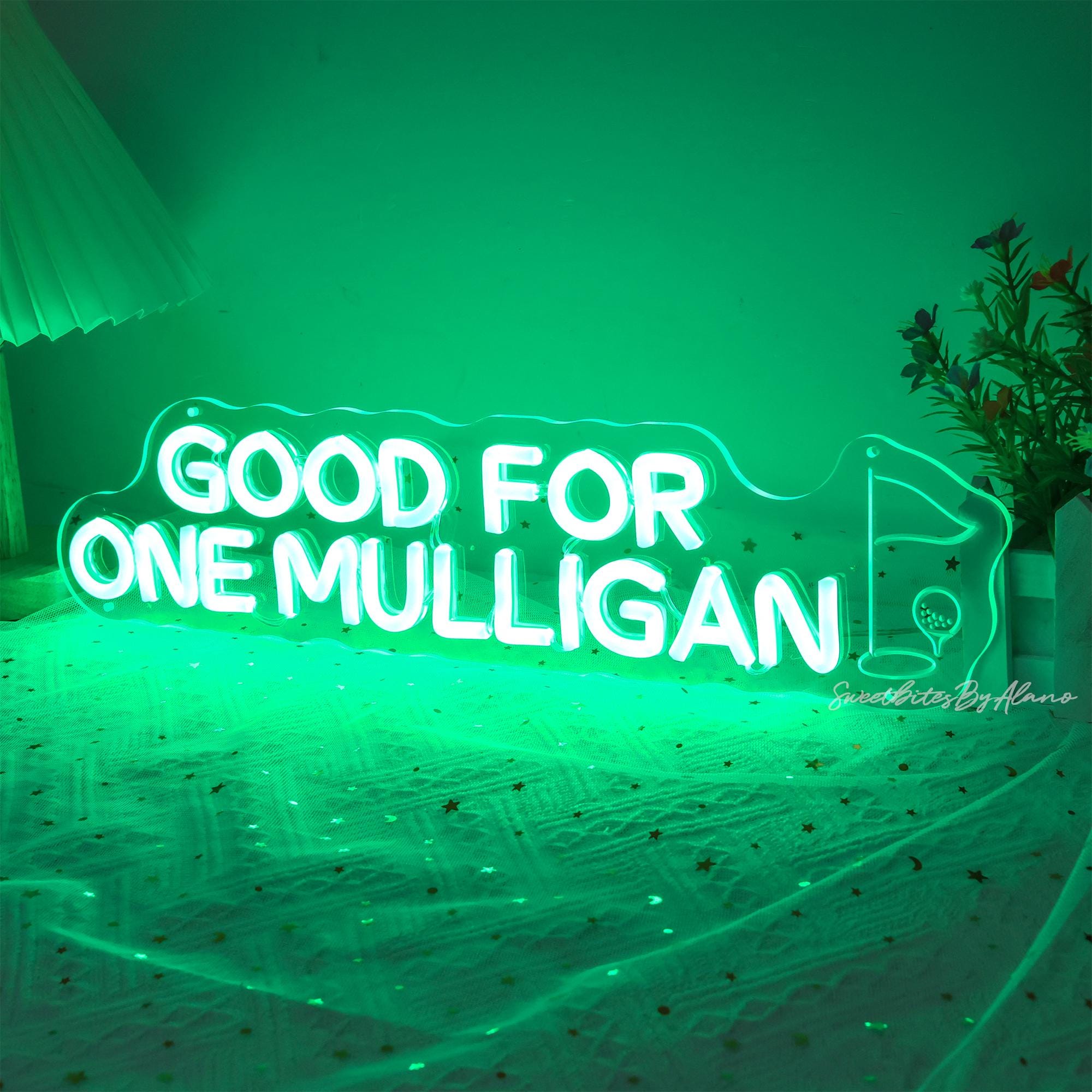 Good for One Mulligan Neon Sign,19th Hole Wall Decor,the Masters Golf ...