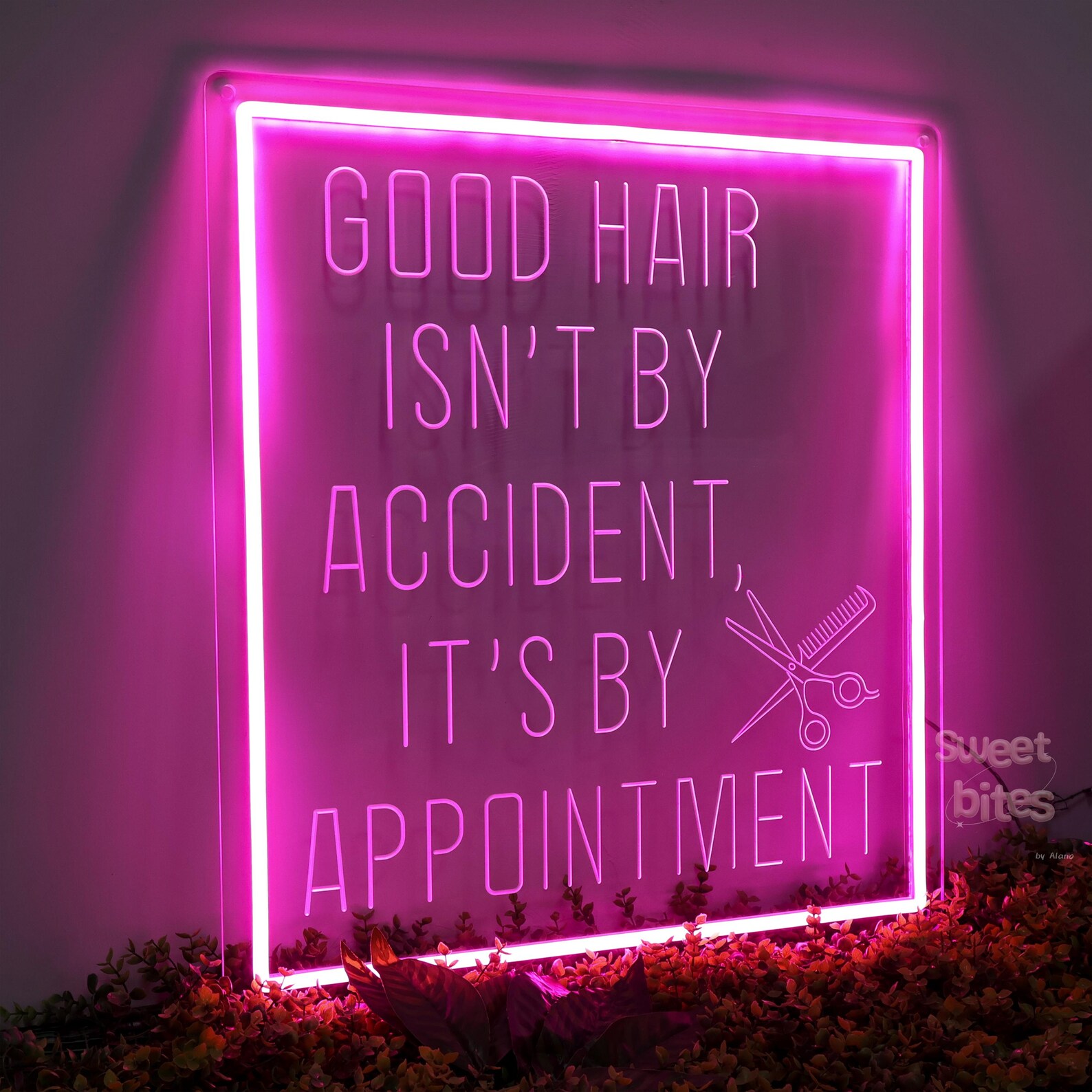 Good Hair Isn't by Accident It's by Appointment Neon Sign,beauty Salon ...
