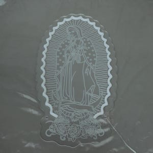 Virgin Mary Neon Sign,virgencita De Guadalupe Decor,guadalupe Wall Sign ...