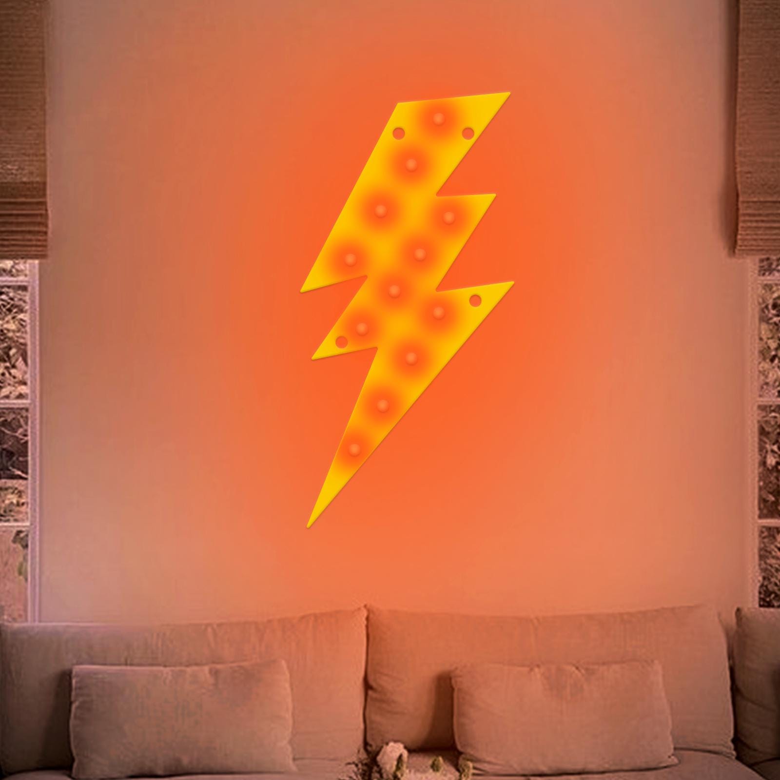 Lightning Marquee Sign,light up Sign,marquee SIGN Acrylic Backing,kid's ...
