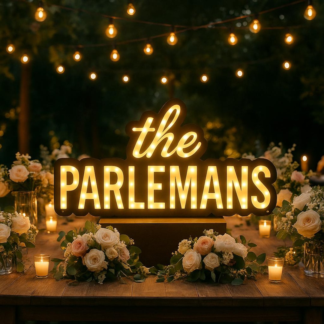 Custom Wedding Reception Entrance Sign,customizable Marquee Sign ...