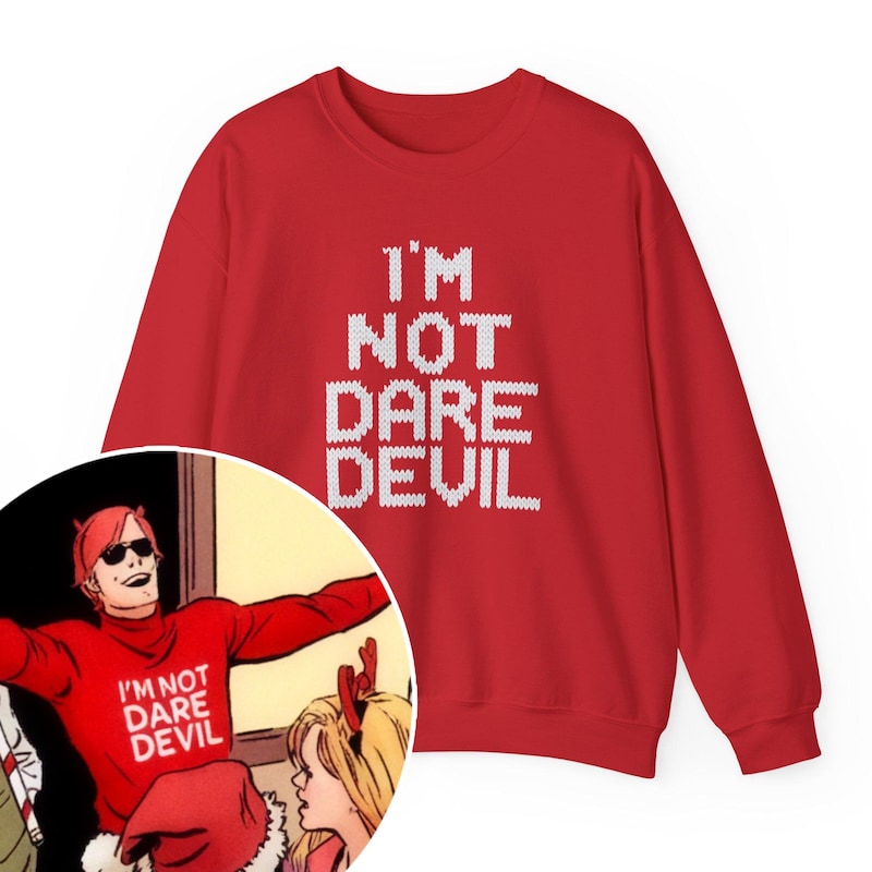 Im Not Daredevil Sweater - Etsy