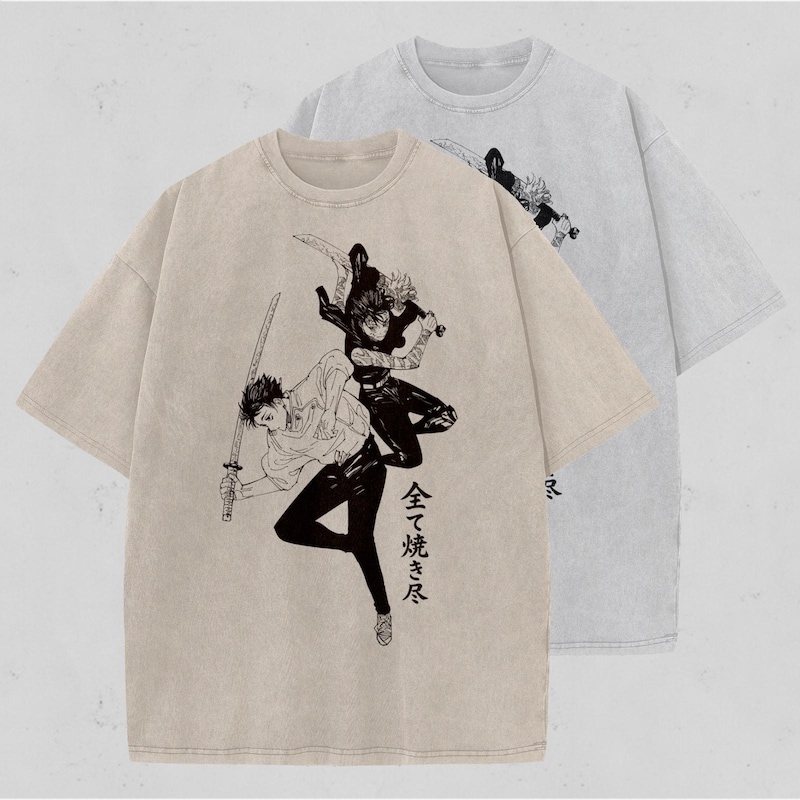 Oversized Anime T Shirt Jjk - Etsy