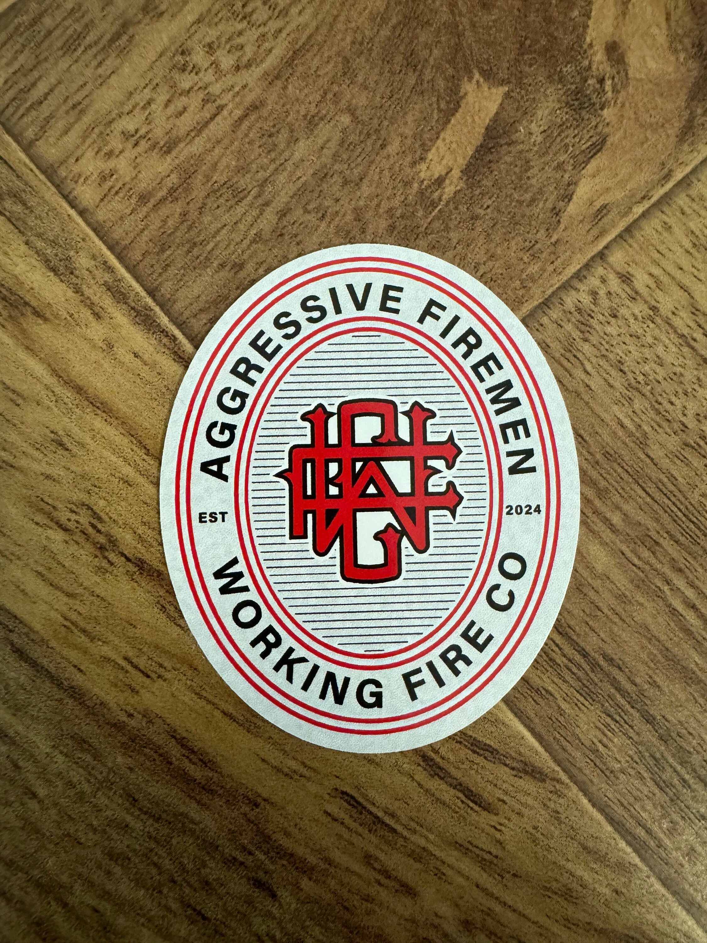 Working Fire Co Series Sticker, Firefighter Stickers, Firefighter ...