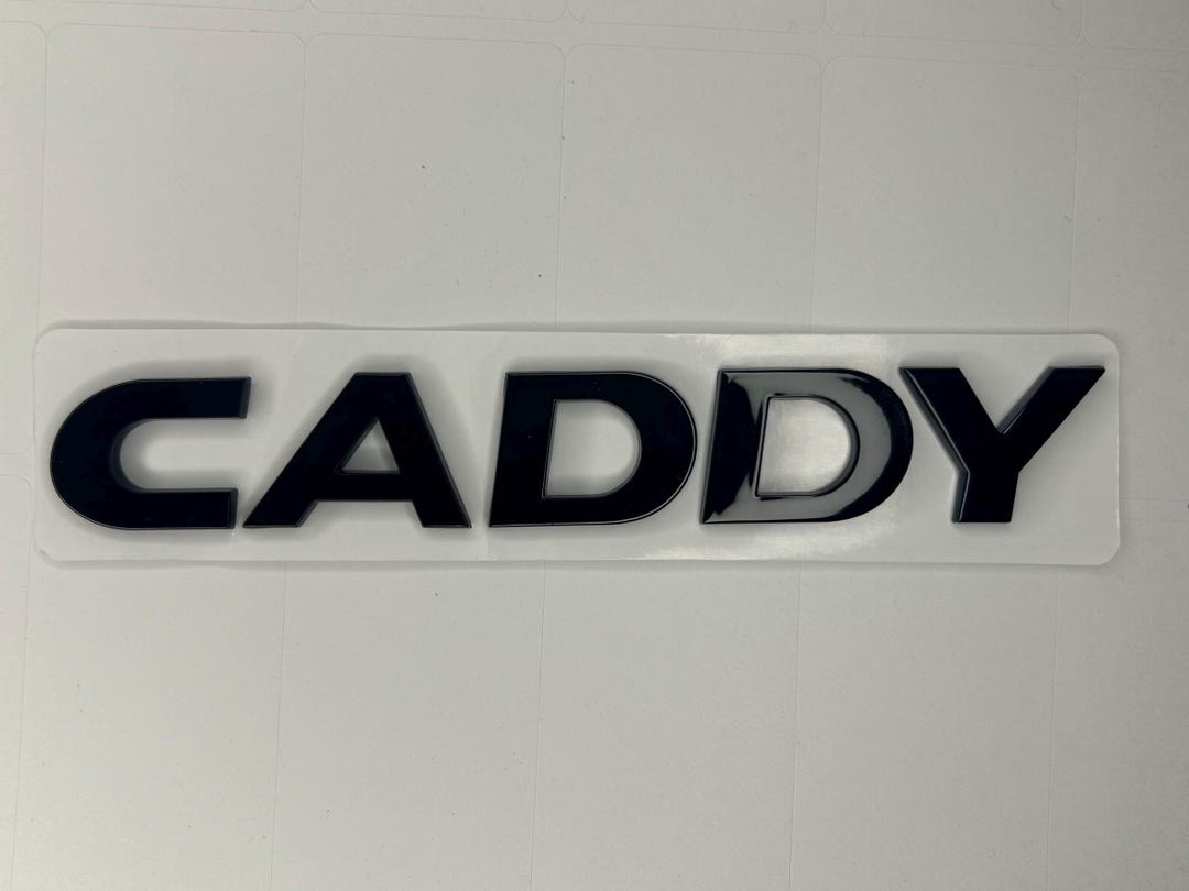 VW Caddy Black Rear Door Badge Emblem 2011-2021 MK4 MK3 gloss Finish - Etsy