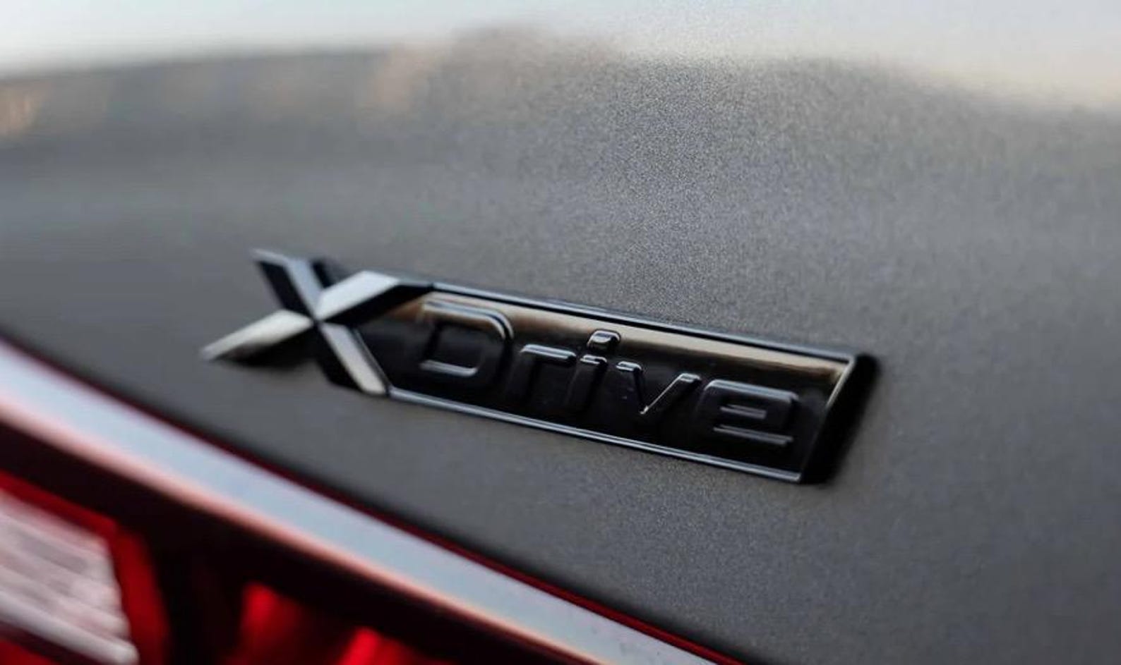 BMW X DRIVE Gloss Black Rear / Boot Badge M Sport X1 X3 X5 X7 X3m X4m ...