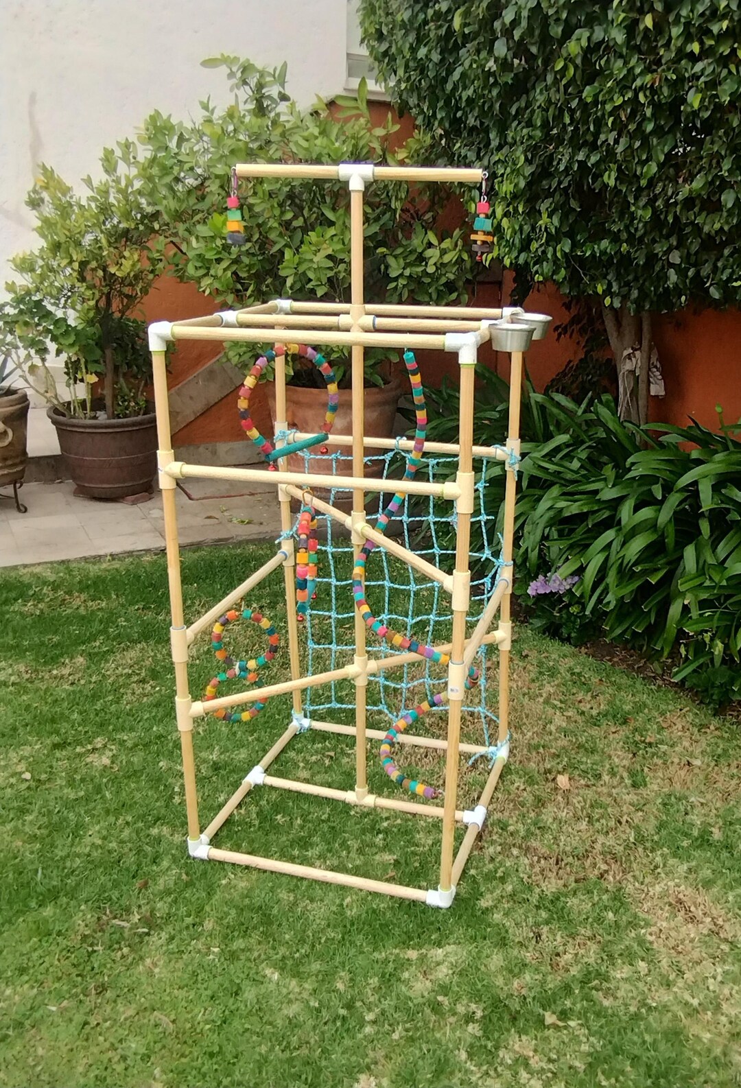 Play Tower for Parrots, Cockatoos and Macaws. Adaptable for More ...