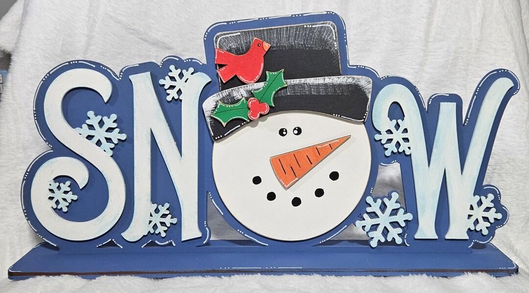 Snowman Sign - Etsy