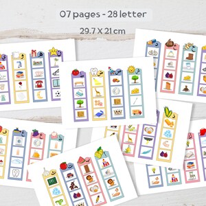 Arabic Alphabet Clip Cards, Learn Arabic Pdf Printable. - Etsy