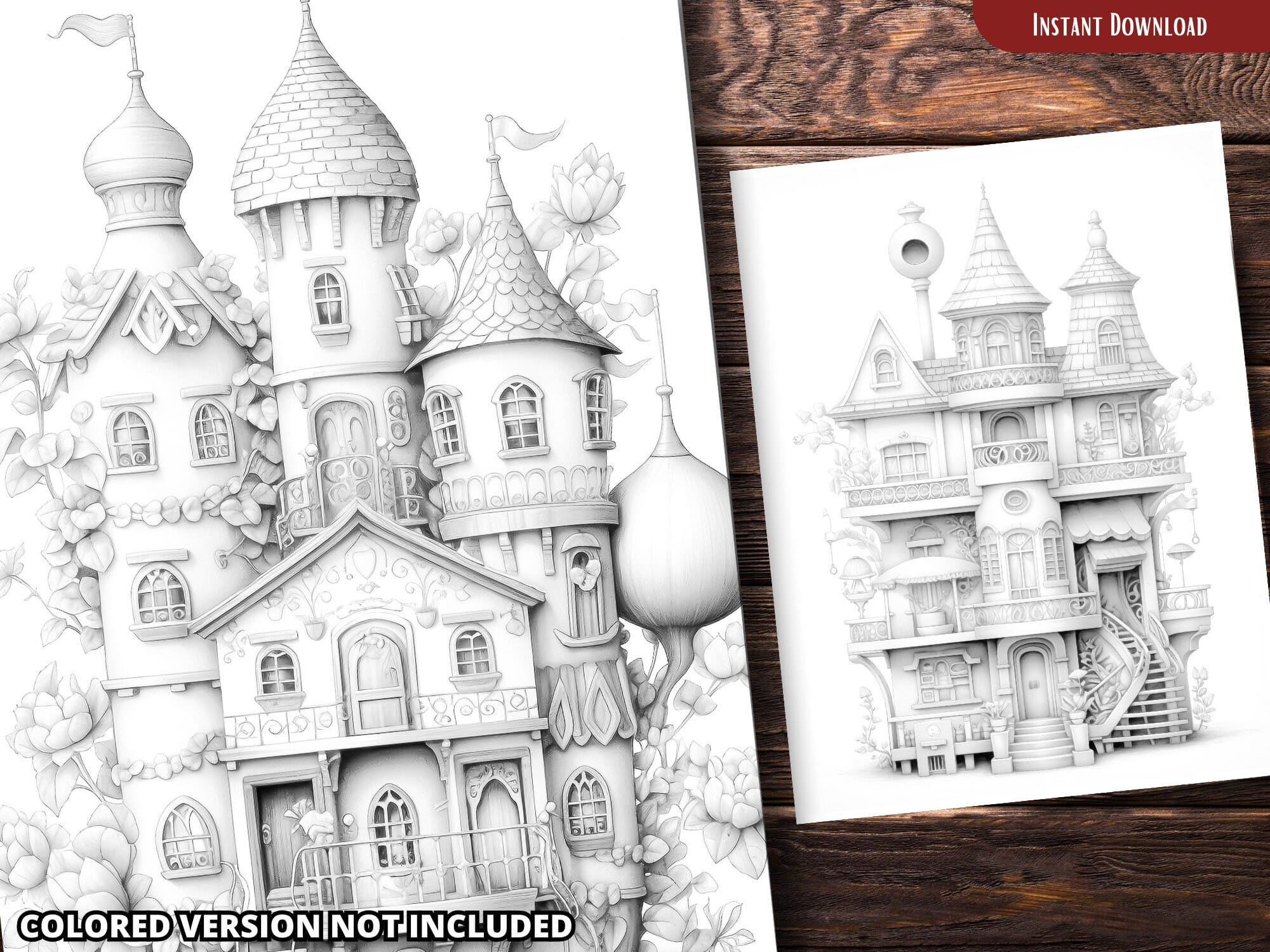 Cute House Coloring Pages for Adults and for Kids Coloring Pages ...